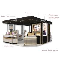 China Home Furniture Modern Makeup Brands Cosmetic Kiosk Silver Display Stand for Shop for sale