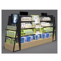 China Home Furniture Modern Makeup Brands Cosmetic Kiosk Silver Display Stand for Shop for sale