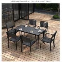 China Outdoor Wood Dinning Table and Chair Set in Modern Style for Garden Furniture for sale