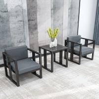 China Modern Design Style Waterproof Leather Sofa Set for Metal Garden Furniture Set Design for sale