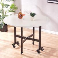China Classic Round Foldable Dinning Table with Storage Contemporary Dining Room Furniture for sale