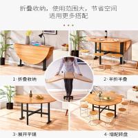 China Classic Round Foldable Dinning Table with Storage Contemporary Dining Room Furniture for sale