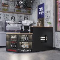 China Modern Hotel Reception Desk Design with OEM ODM Accepted Front Desk Reception Counter for sale