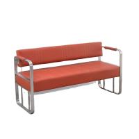 China Modern Living Room Furniture Sofa Set with Single Leather Long Bench and Metal Sectional for sale