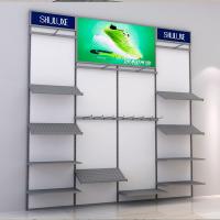 China Double-sided Display Rack for Commercial Supermarket Wisda Commercial Clothing Racks for sale