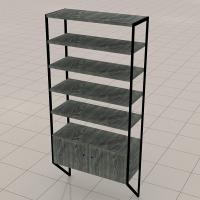 China Double-sided Display Rack for Commercial Supermarket Wisda Commercial Clothing Racks for sale