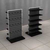 China Double-sided Display Rack for Commercial Supermarket Wisda Commercial Clothing Racks for sale