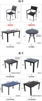 China Powder Coated Outdoor Garden Tables and Chairs for Picnic Wine Table Furniture Set for sale