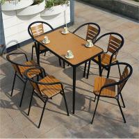 China Custom Logo Modern Outdoor Garden Furniture Sets with Rattan Sofa and 4 Chairs for sale
