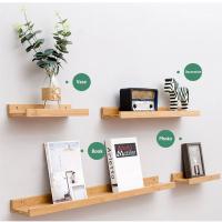 China 7 in 1 Combination Wall Floating Shelves Industrial Wooden Wall Shelf Decorations for Home for sale