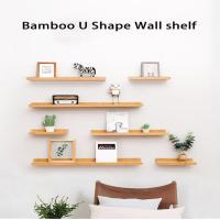 China 7 in 1 Combination Wall Floating Shelves Industrial Wooden Wall Shelf Decorations for Home for sale