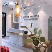 China Office Furniture Modern Beauty Salon Reception Desk for Front Desk Mail Packing N for sale