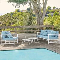 China Swimming Pool Furniture Outdoor Modern Customized Garden Sofa Set Furniture L Shape for sale