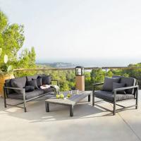 China Swimming Pool Furniture Outdoor Modern Customized Garden Sofa Set Furniture L Shape for sale