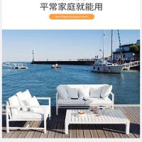 China Swimming Pool Furniture Outdoor Modern Customized Garden Sofa Set Furniture L Shape for sale