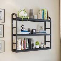 China Etagere Mural Wooden Wall Hanging Shelves 3 Tiers Floating Wall Shelf for Living Room for sale