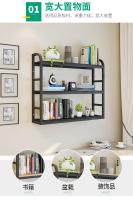 China Etagere Mural Wooden Wall Hanging Shelves 3 Tiers Floating Wall Shelf for Living Room for sale