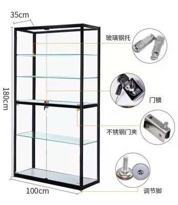 China Aluminum Glass Cabinet Display for Perfume Other Commercial Furniture for sale