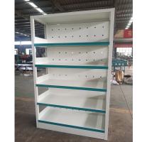 China Double-sided Metal Shelving Rack for Medical Shop Storage Capacity 380kg Metal Storage for sale