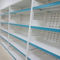 China Double-sided Metal Shelving Rack for Medical Shop Storage Capacity 380kg Metal Storage for sale