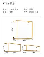 China 3 Pcs Metal Floating Wall Shelves for Modern Living Room Wall Mount Decorations for sale