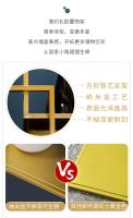 China 3 Pcs Metal Floating Wall Shelves for Modern Living Room Wall Mount Decorations for sale