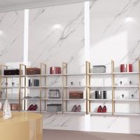 China PU Leather Cover 4 Tiers Design Floating Wall Mounted Shelves for Livingroom Furniture for sale
