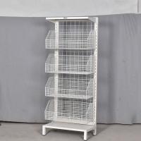China Modern Wire Fruit Basket Shelf Hanging Basket Black Wire Basket Display Stand Wire Mesh Stand for sale