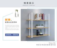 China Living Room Furniture Modern Wall Mounted Wooden Shelf Unit Design Hanging NO Folded for sale