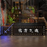 China Creative Design Customized Checkout Retail Reception Counter Table for Hot Reception for sale