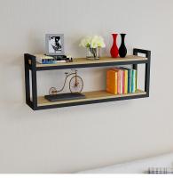 China Wood Corner Wall Shelf Design Metal Frame Floating Shelves for Bedroom Mail Packing Y for sale