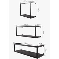 China Home Decoration Iron Material Wall Mounter with Secret Combination and Storage Shelf for sale