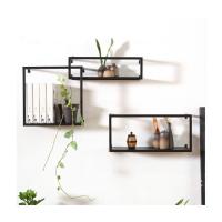 China Home Decoration Iron Material Wall Mounter with Secret Combination and Storage Shelf for sale