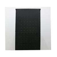 China Supermarket Rack Custom Made Pegboard Shelf with 4 Rotating Sides and Movable Panels for sale