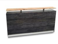 China Wooden L Shape Check Out Counter for Office Reception Desk Customized Design for sale