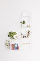China Optional Bathroom Wall Decor Storage Waterproof Panels Display Rack for Modern Design for sale