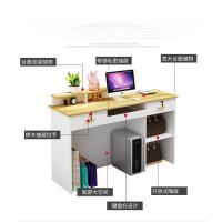 China Retailer Shops Reception Counter with Wooden Checkout Store Counters and Front Simle Desk for sale