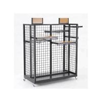 China Customized Supermercado Rack Gondola Shelf with Double-sided Metallic Retail Display for sale