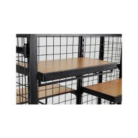 China Customized Supermercado Rack Gondola Shelf with Double-sided Metallic Retail Display for sale