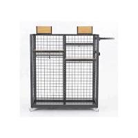China Customized Supermercado Rack Gondola Shelf with Double-sided Metallic Retail Display for sale