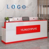 China Metal Reception Counter Design for Customized Office Retail and Clinic Needs for sale
