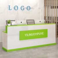 China Metal Reception Counter Design for Customized Office Retail and Clinic Needs for sale