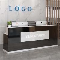 China Metal Reception Counter Design for Customized Office Retail and Clinic Needs for sale