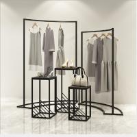 China Double-sided Supermarket Rack Clothes Standee Display Stand for Retail Clothing Shops for sale