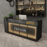 China Powder Coated LED Design Reception Desk for Hotel Furniture in Retailer Shops for sale