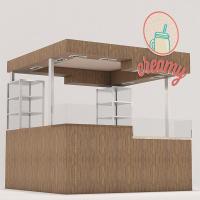 China Customized Modern Shop Display Design Counter Set for VSC One Stop Design Service for sale