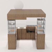 China Customized Modern Shop Display Design Counter Set for VSC One Stop Design Service for sale