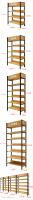 China Convenience Retail Store Modern Wooden LED Light Display Stand with Shelves and Cabinets for sale