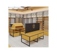 China Optional Jewelry Promotion Racks on Wooden Earring Display Stand for Supermarket for sale