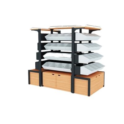 China 380kg Capacity Light Duty Supermarket Display Gondola Rack for Retail Display Fixtures for sale